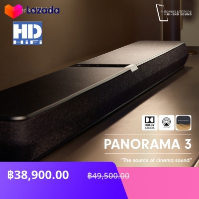 Bowers & Wilkins Panorama 3 Powered 3.1.2-channel sound bar system