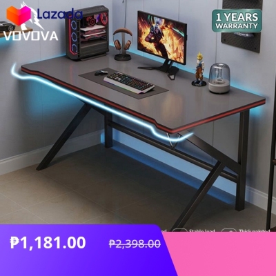 VOVOVA Gaming Table Desk Computer Table for Desktop Home Office Desk ...