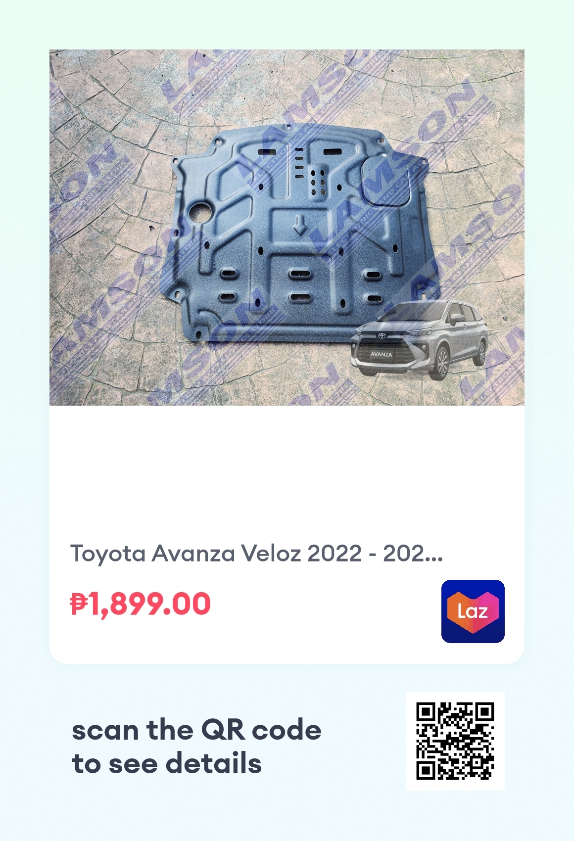 Toyota Avanza Veloz 2022 - 2024 Engine Undercover