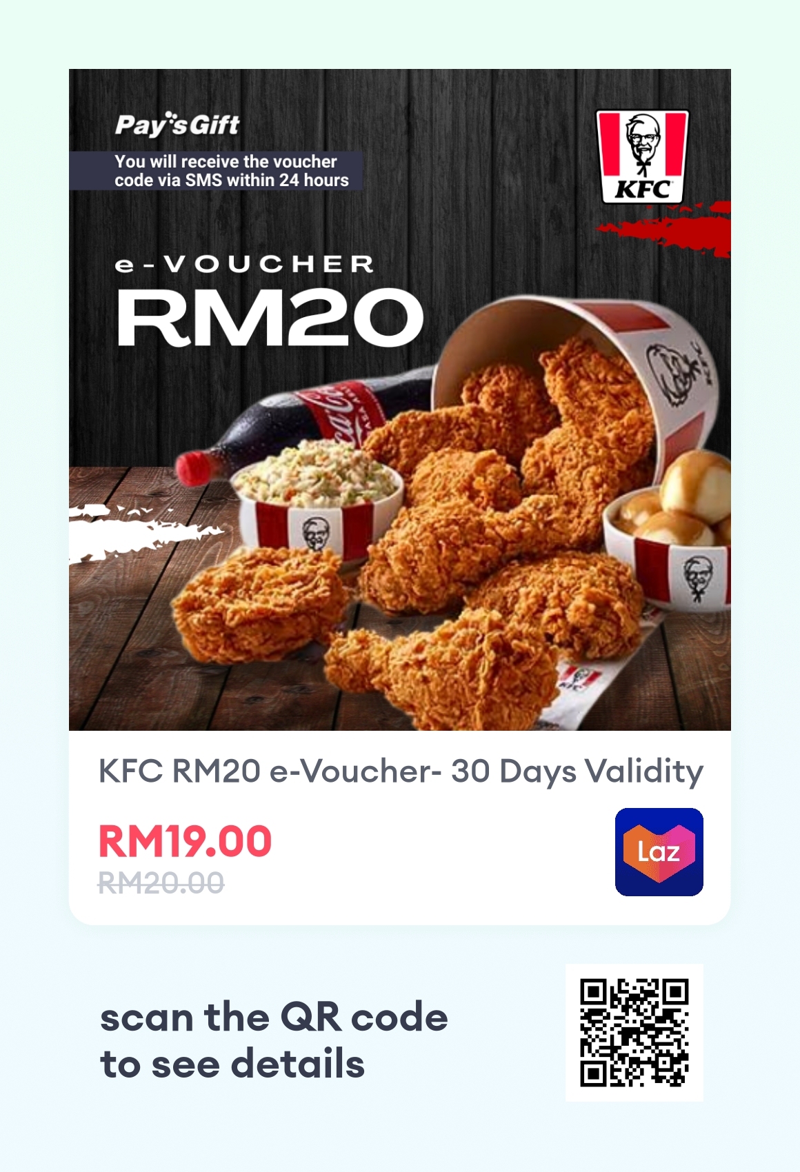 KFC RM20 e-Voucher- 30 Days Validity