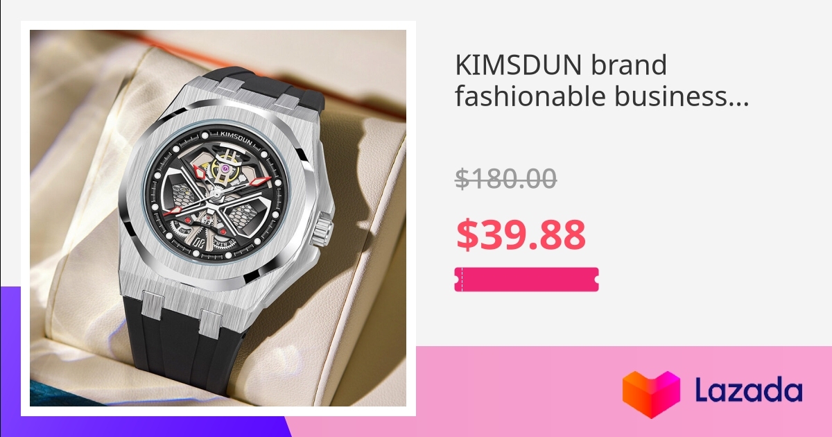 KIMSDUN brand fashionable business, luxurious, waterproof, hollowed out ...