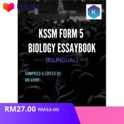 KSSM Form 5 Biology Essay Book Dwibahasa (NEW SYLLABUS 2021) 210 x 297 mm