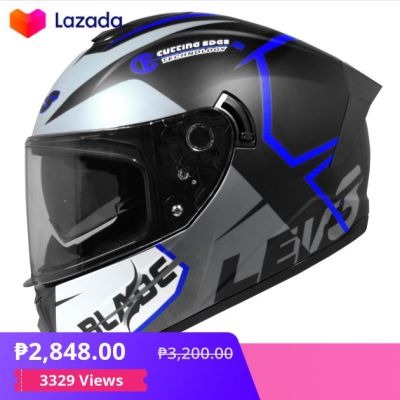 Lev3® FullFace Dual Visor BJ-9950 Blade Motorcycle Helmet