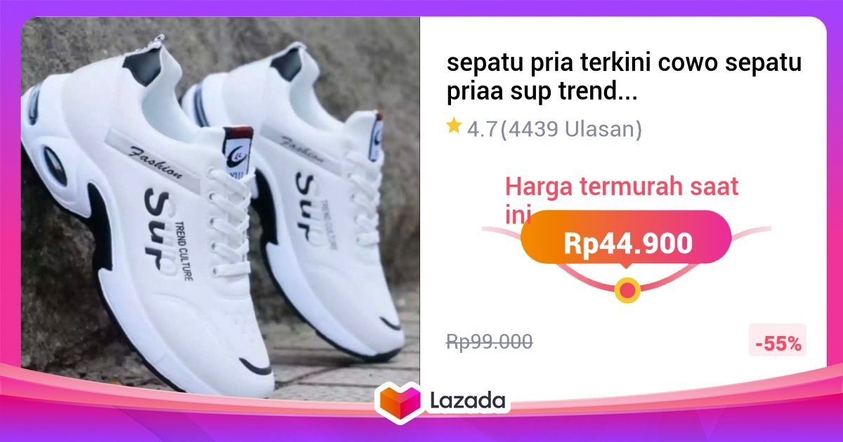 sepatu pria terkini cowo sepatu priaa sup trendi sepatu terbaru ...