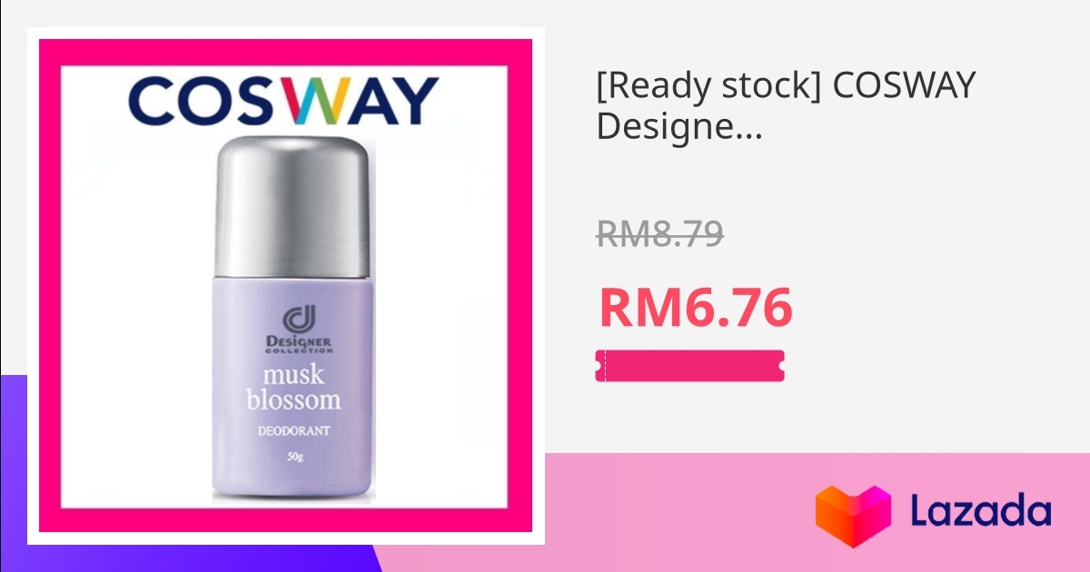 [Ready stock] COSWAY Designer Collection Musk Blossom Deodorant