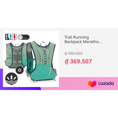 Trail Running Backpack Marathon Hydration Vest Belt Pack Ultra Light ...