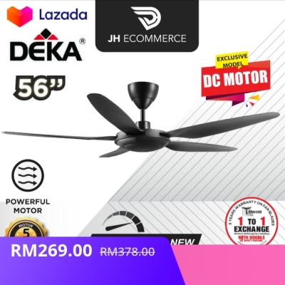 【2022 NEW】Deka 56 Inch 5 Blades 14 Speeds DC Motor Ceiling Fan DC33 PRO ...