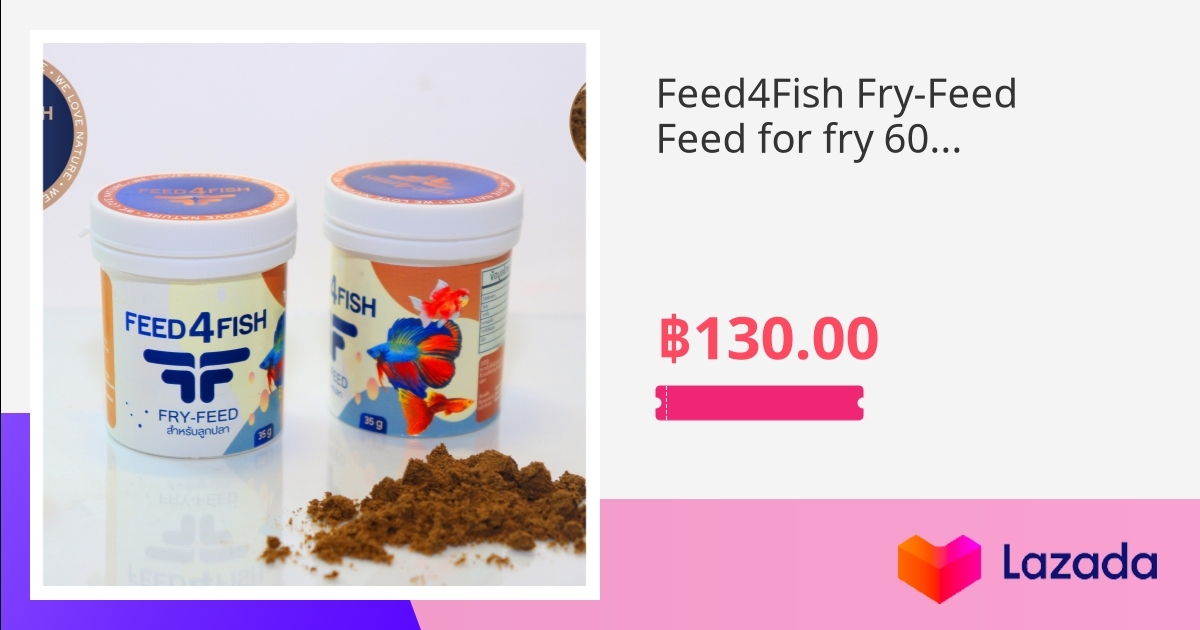 Feed4Fish Fry-Feed Feed for fry 60% protein box 35 g