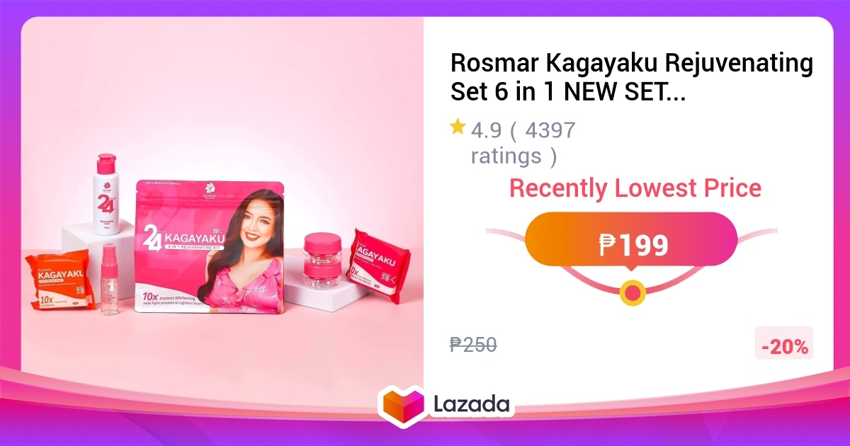 Rosmar Kagayaku Rejuvenating Set 6 in 1 NEW SETS (choose variant)