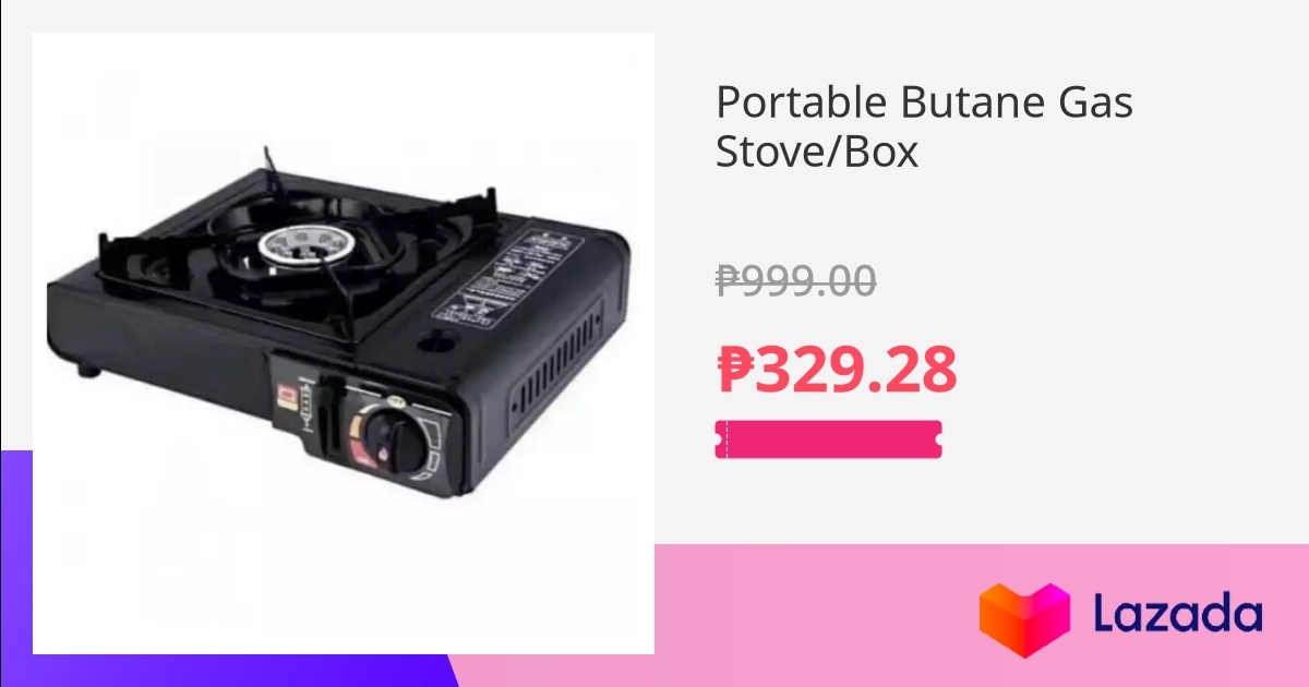 Portable Butane Gas Stove/Box