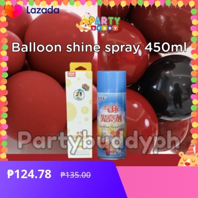 Balloon Shine Spray Make Your Balloons Shiny 450ML sold by Partybuddyph