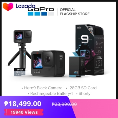 GoPro HERO9 Black Waterproof 5K video and 20MP photos Stabilization ...