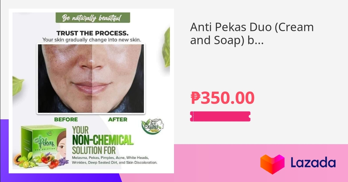 Anti Pekas Duo (Cream and Soap) by Pretty Tins Organic