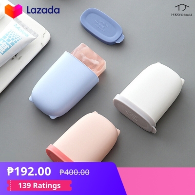 HKStorage Travel Portable Soap Box Mini Silicone Handmade Soap Case for ...
