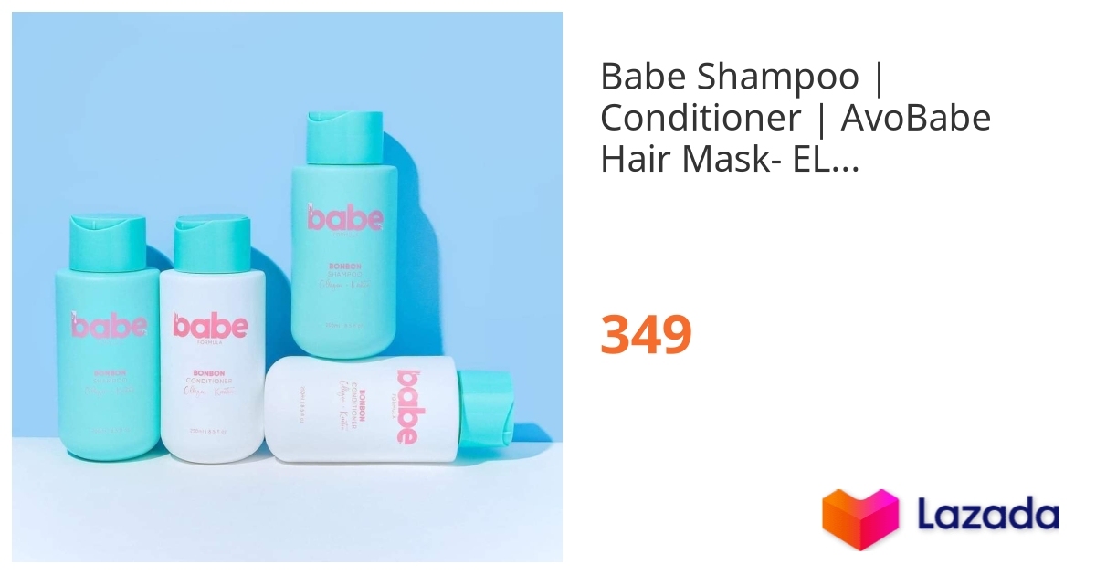 Babe Shampoo | Conditioner | AvoBabe Hair Mask- ELV Beauty and Wellness ...