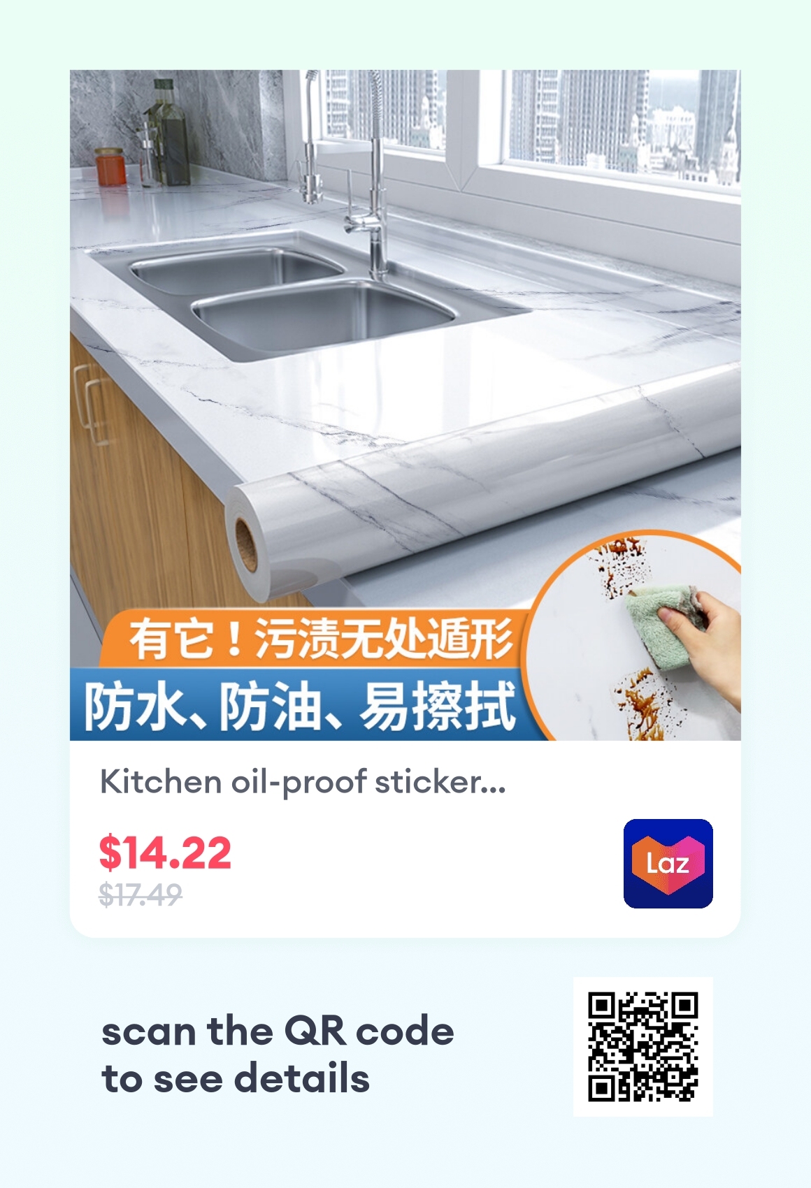 Kitchen Oil proof Stickers Fire resistant High temperature Stove Top Kitchen Oil proof Stickers Fire resistant High temperature Stove Top