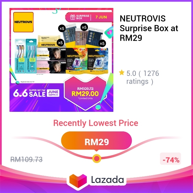 NEUTROVIS Surprise Box at RM29