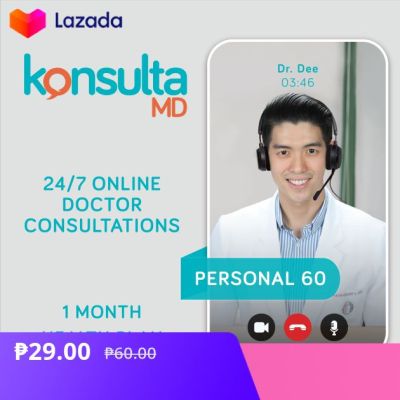 KonsultaMD Personal Monthly Telemedicine Membership Plan (1 Member 1 ...