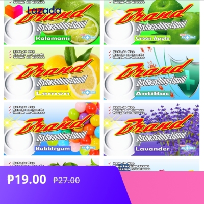 Customized Waterproof Vinyl Sticker For Dishwashing Liquid per Sheet A4 ...