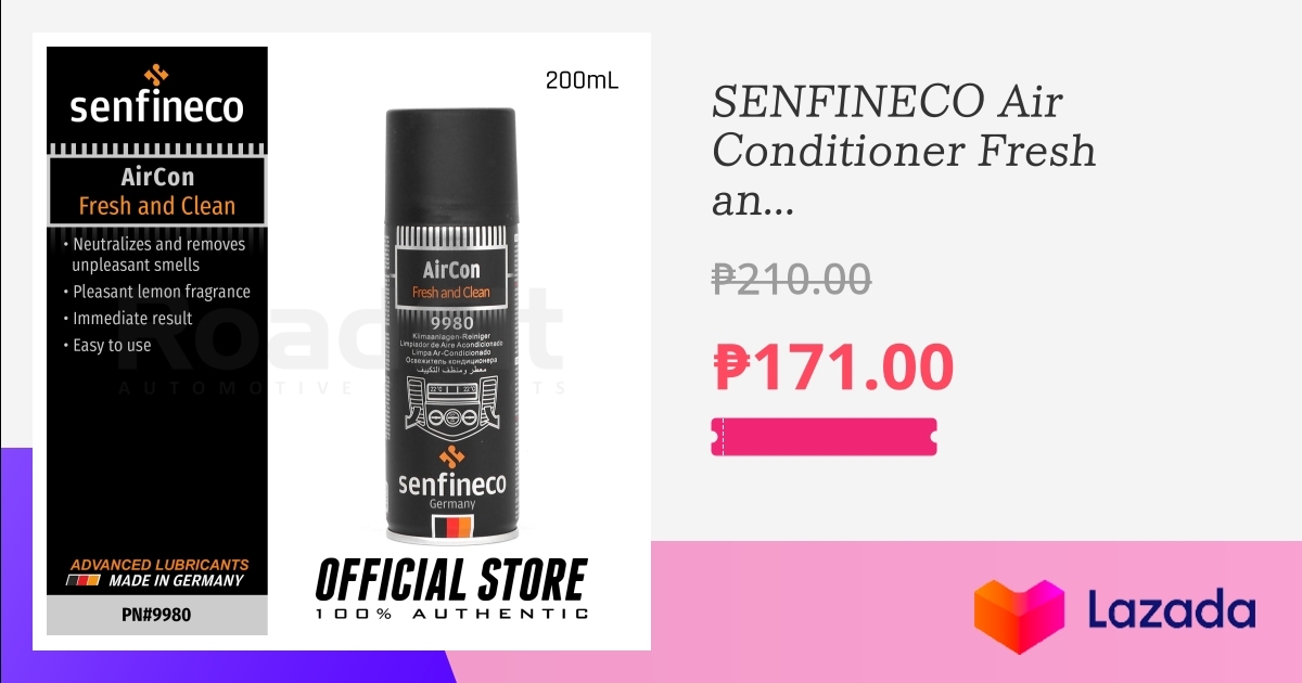 SENFINECO Air Conditioner Fresh and Clean 200ml 9980