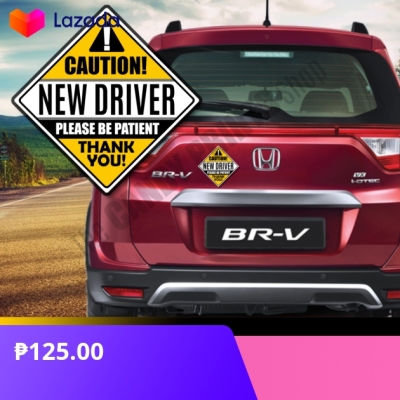 Magnetic Car Stickers Student Driver, New Driver and Lady Driver On ...