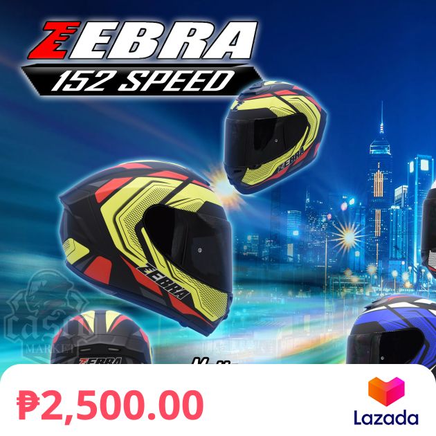 ZEBRA 152 SPEED FULL FACE HELMET