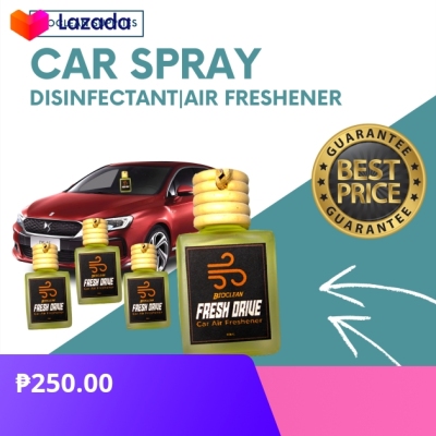 Hanging Car Diffuser (Air Freshener) w/ odor Bacteria Eliminator (10ml)