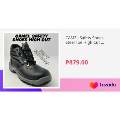 CAMEL Safety Shoes Steel Toe High Cut / Low Cut Original Real Leather