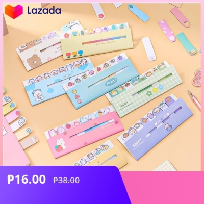 Cartoon Animal Post It Notes Sticker Cute Stationery Memo Book Student ...