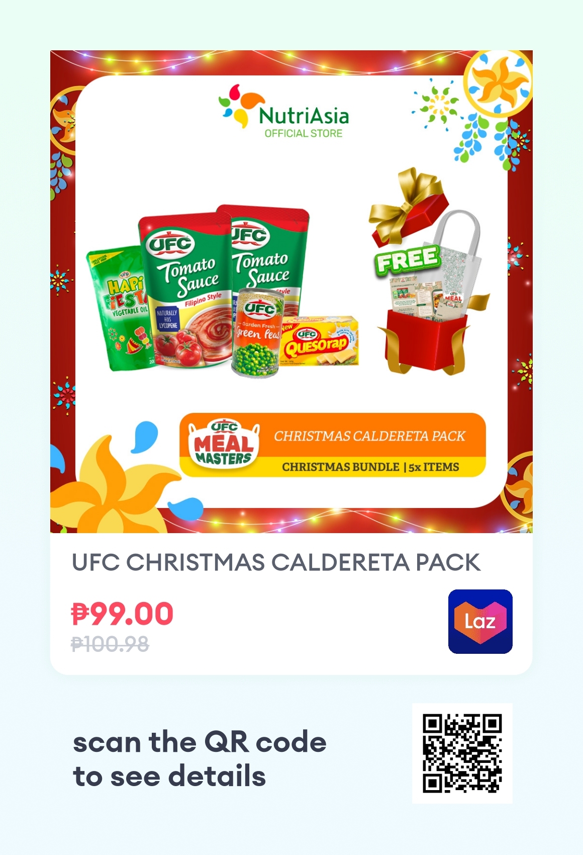 UFC CHRISTMAS CALDERETA PACK