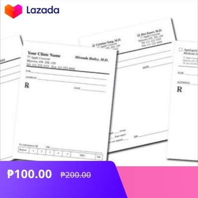 RX Pads for medical Personalize Booklet 100 sheets