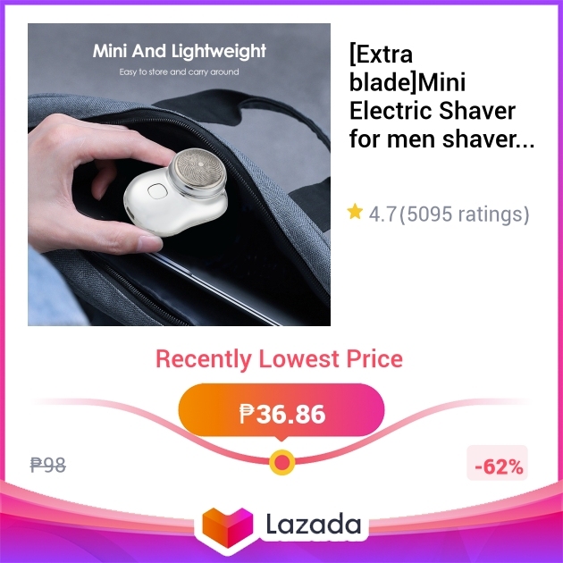 [Extra blade]Mini Electric Shaver for men shavers razor rechargeable ...