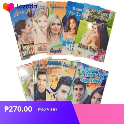 10pcs for 270 Pocketbooks Ordinary Tagalog Romance Assorted Authors and ...