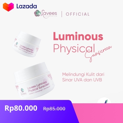 Lavees Cosmedics Luminous Physical Sunscreen with PA++++ and SPF 50