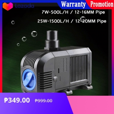 1500L/h Ultra Silent Submersible Water Pump for Aquarium Fish Tank ...