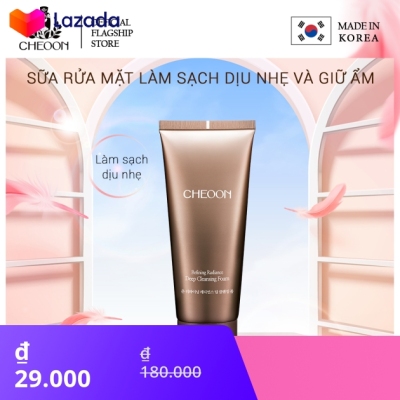 Sữa rửa mặt giữ ẩm, trắng da, chiết xuất thiên nhiên từ linh chi, dâu ...