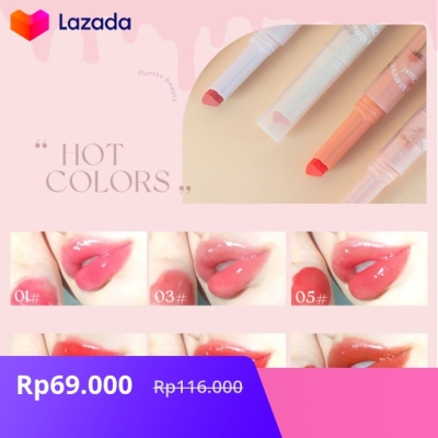 Pretty FLORTTE/Flower Loria First Kiss Series Love Stick Lipstik Pena ...