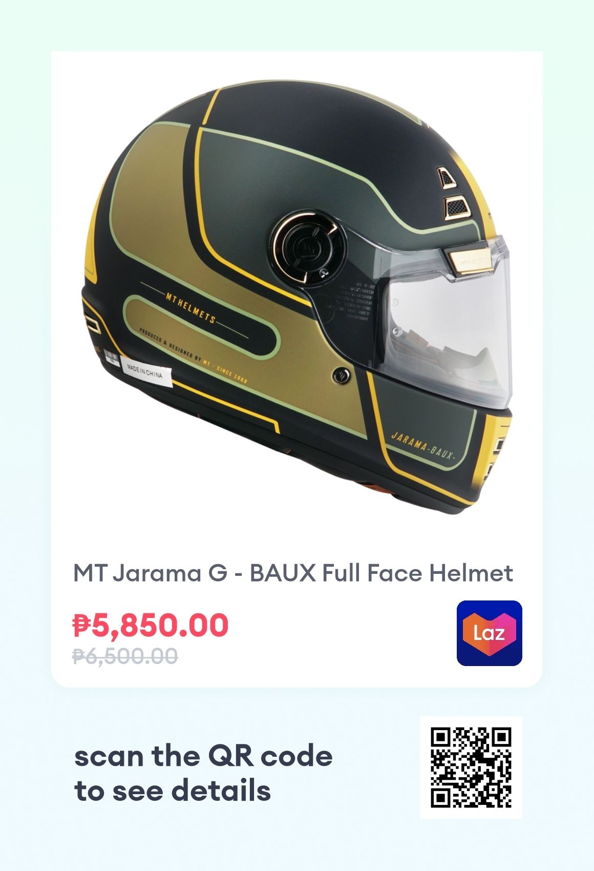 MT Jarama G - BAUX Full Face Helmet