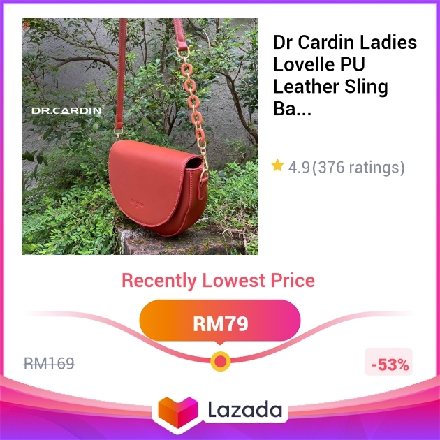 Dr Cardin Ladies Lovelle PU Leather Sling Bag BG-129