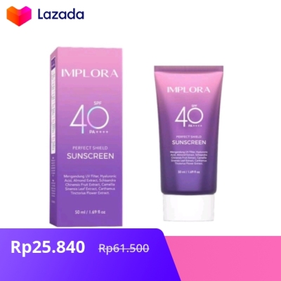Implora Perfect Shield Sunscreen Spf 40 50ml