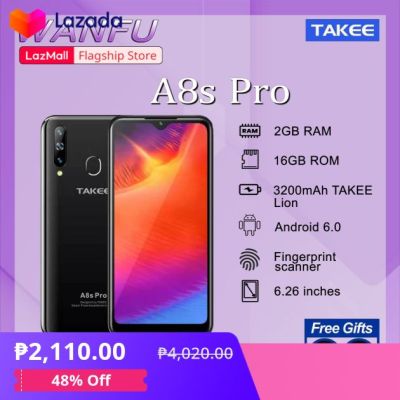 TAKEE A8S Pro 6.26 (2GB RAM + 16GB ROM) Water-Droplet Screen Display 1 ...