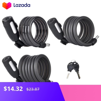 Bike Chain Lock Heavy Duty Bike Chain Lock with Key Lock Anti-Theft ...