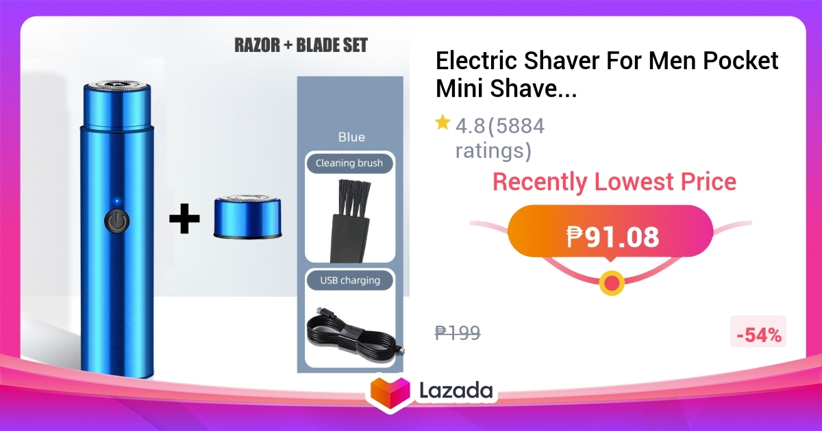 Electric Shaver For Men Pocket Mini Shaver Portable Electric Mini ...