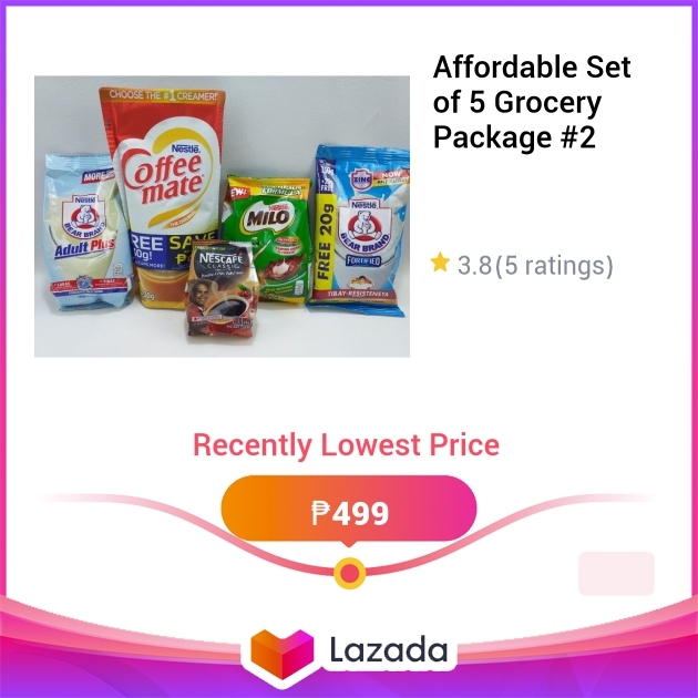 Affordable Set of 5 Grocery Package #2