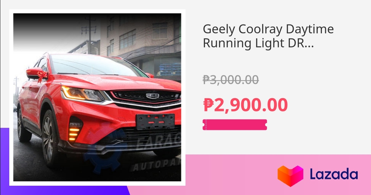 Geely Coolray Daytime Running Light DRL Foglight Foglamp (3 lines)