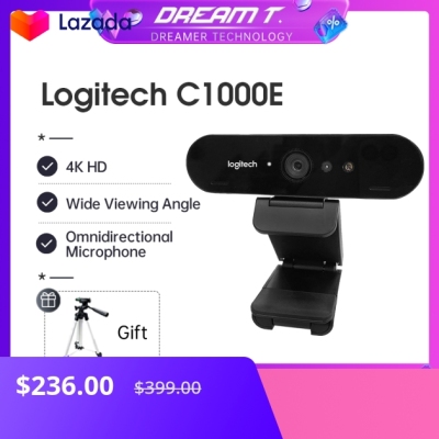 Logitech Brio C1000e 4K HD Webcam for Video Conference Streaming ...