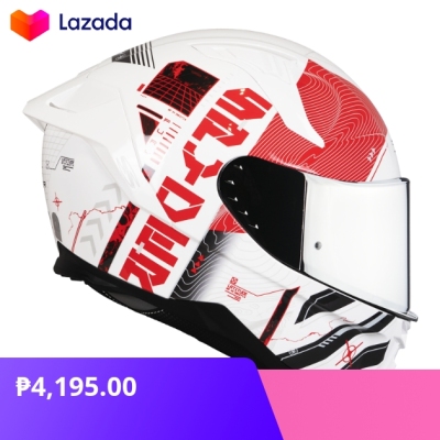 Spyder Full Face Helmet with Dual Visor Fury GD Rapid S8 (Free Clear Visor)