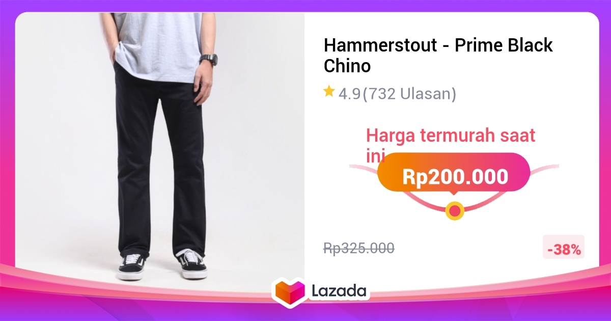 Hammerstout - Prime Black Chino