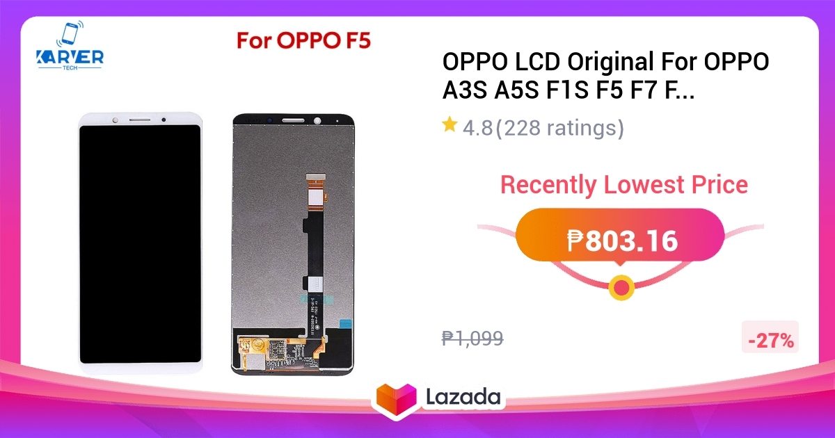 OPPO LCD Original For OPPO A3S A5S F1S F5 F7 F9 F11 Pro A5 2020 A7 A8 ...