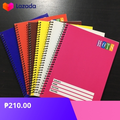IDOLS or HOT or P1 Spiral Yarn Notebook Colored Cover and w ...